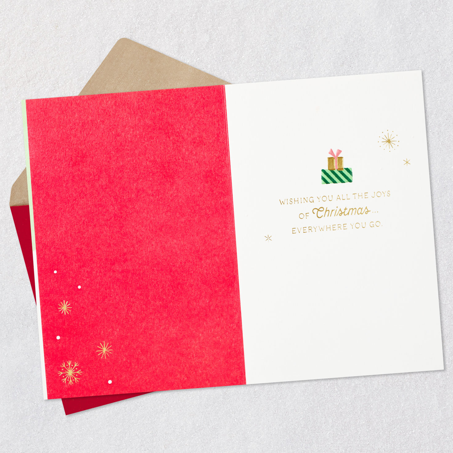 Joy Everywhere You Go Christmas Card - Hallmark