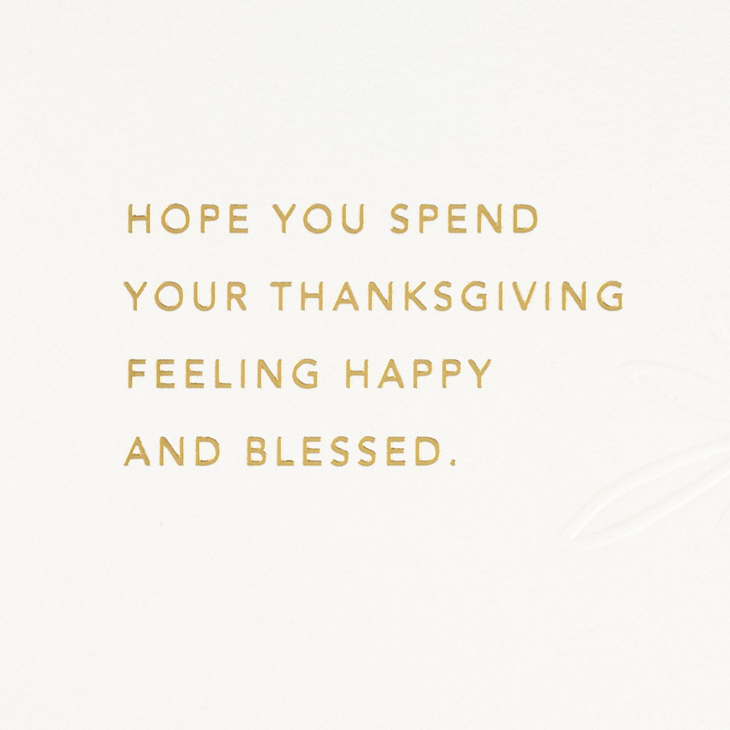 Happy And Blessed Thanksgiving Card - Hallmark