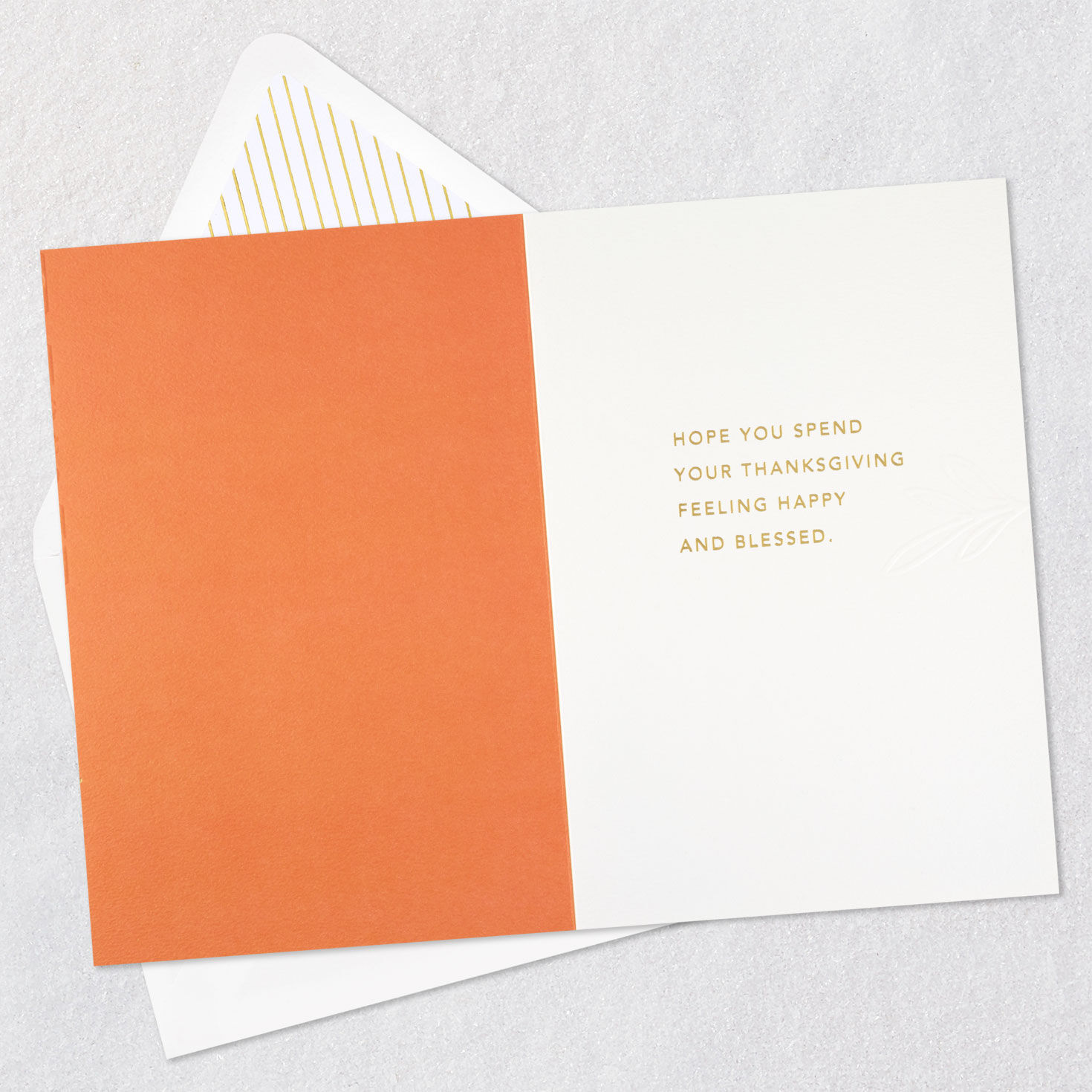 Happy And Blessed Thanksgiving Card - Hallmark