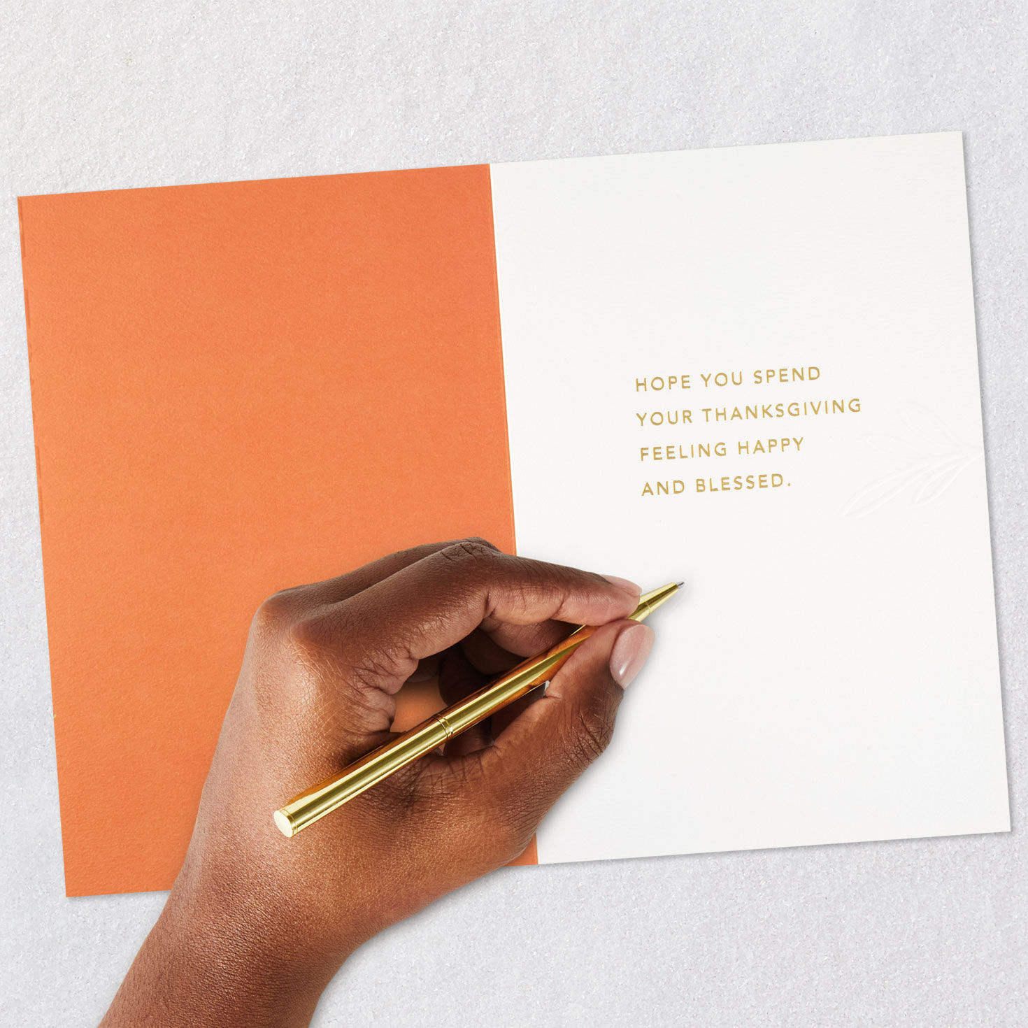 Happy And Blessed Thanksgiving Card - Hallmark