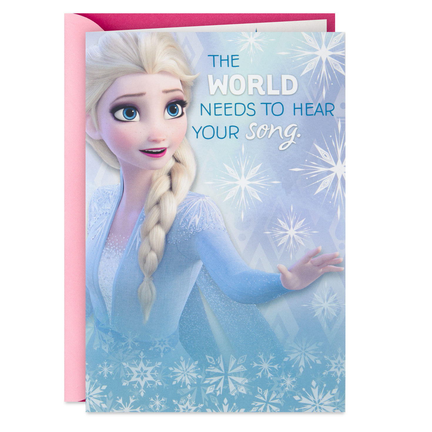Disney Frozen 2 Elsa Sing Your Song Musical Birthday Card For Kids ...