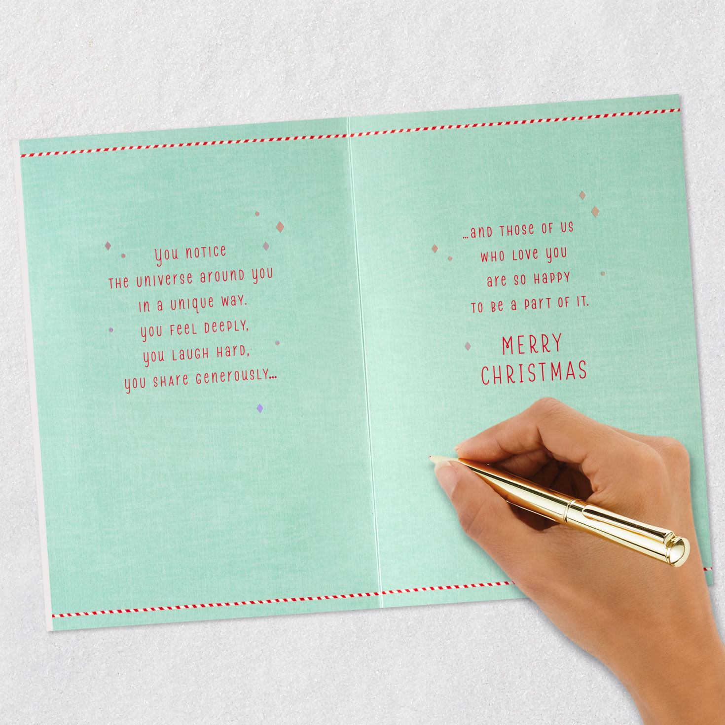 You Make The World Better Christmas Card For Daughter - Hallmark