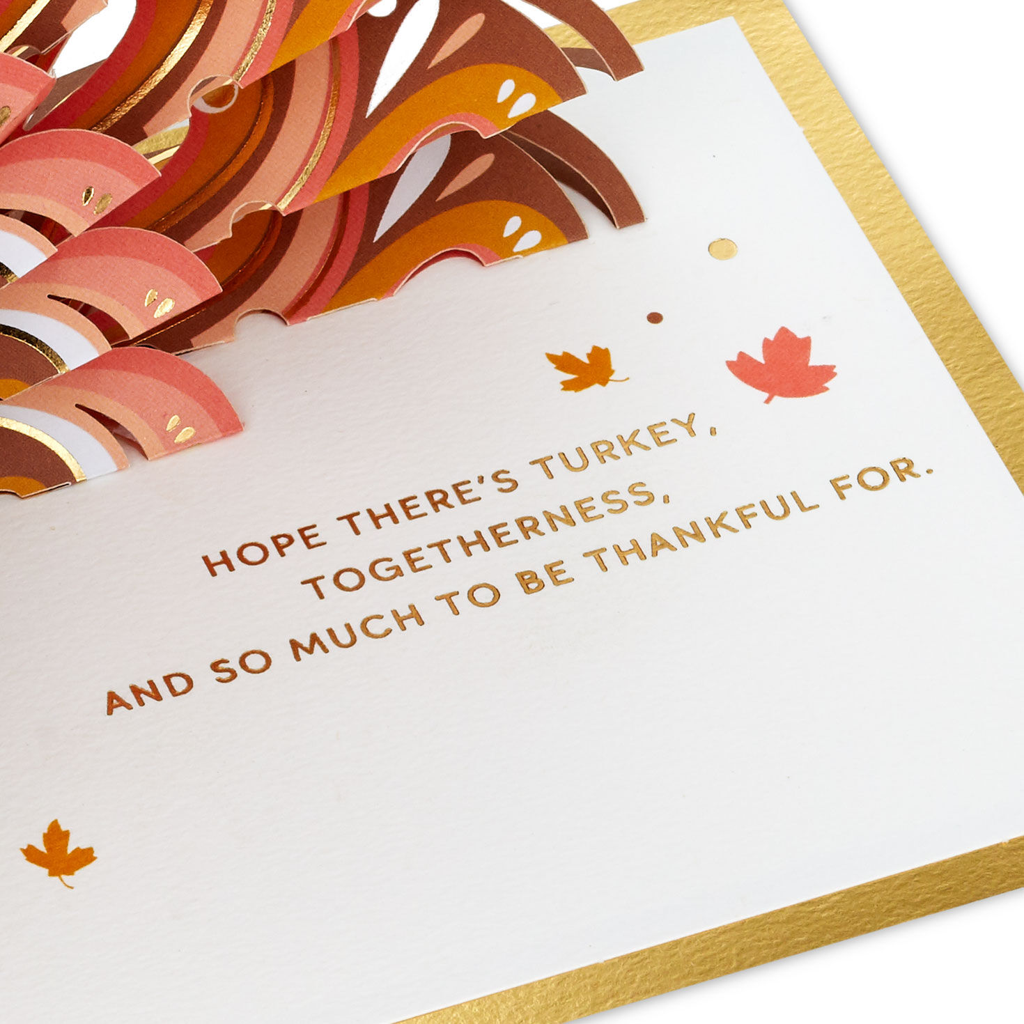 So Thankful Turkey Pop-Up Thanksgiving Card - Hallmark