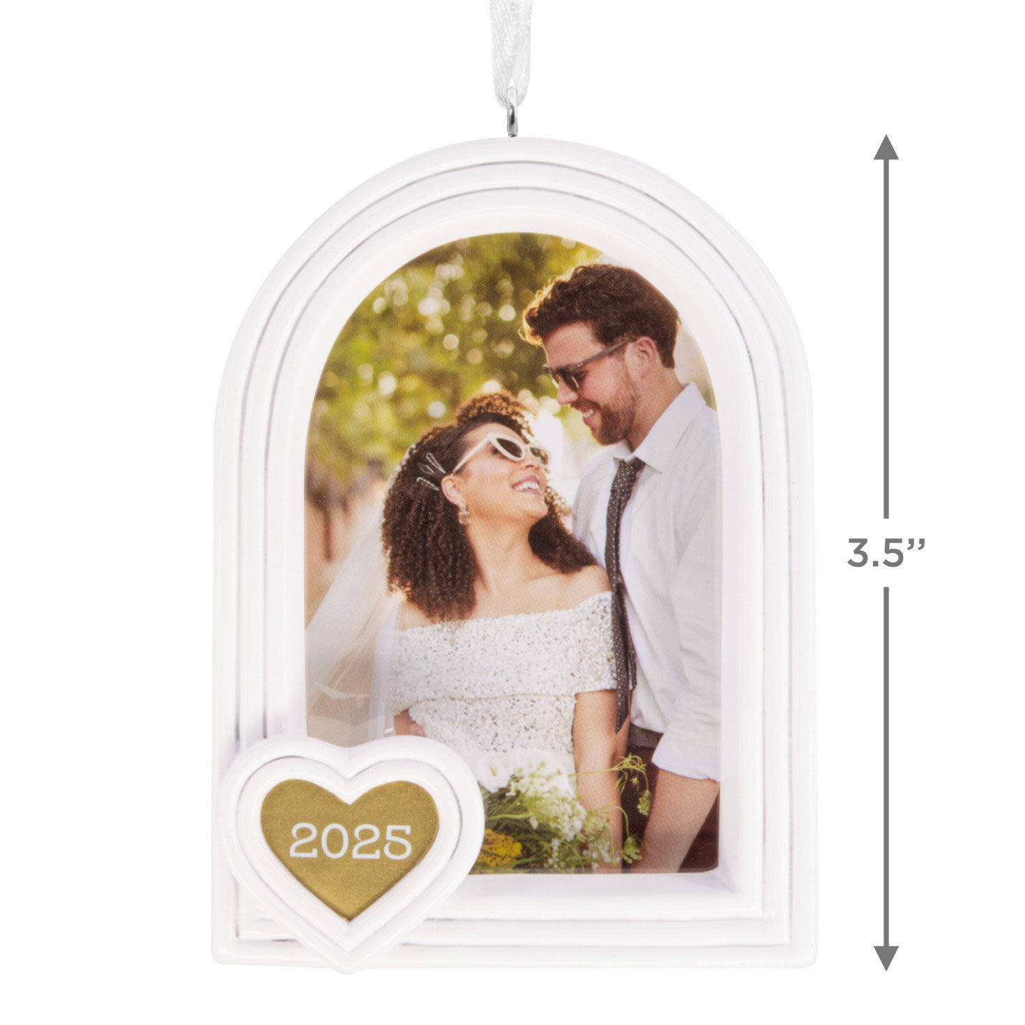 Wedding 2025 Photo Frame Hallmark Ornament - Hallmark