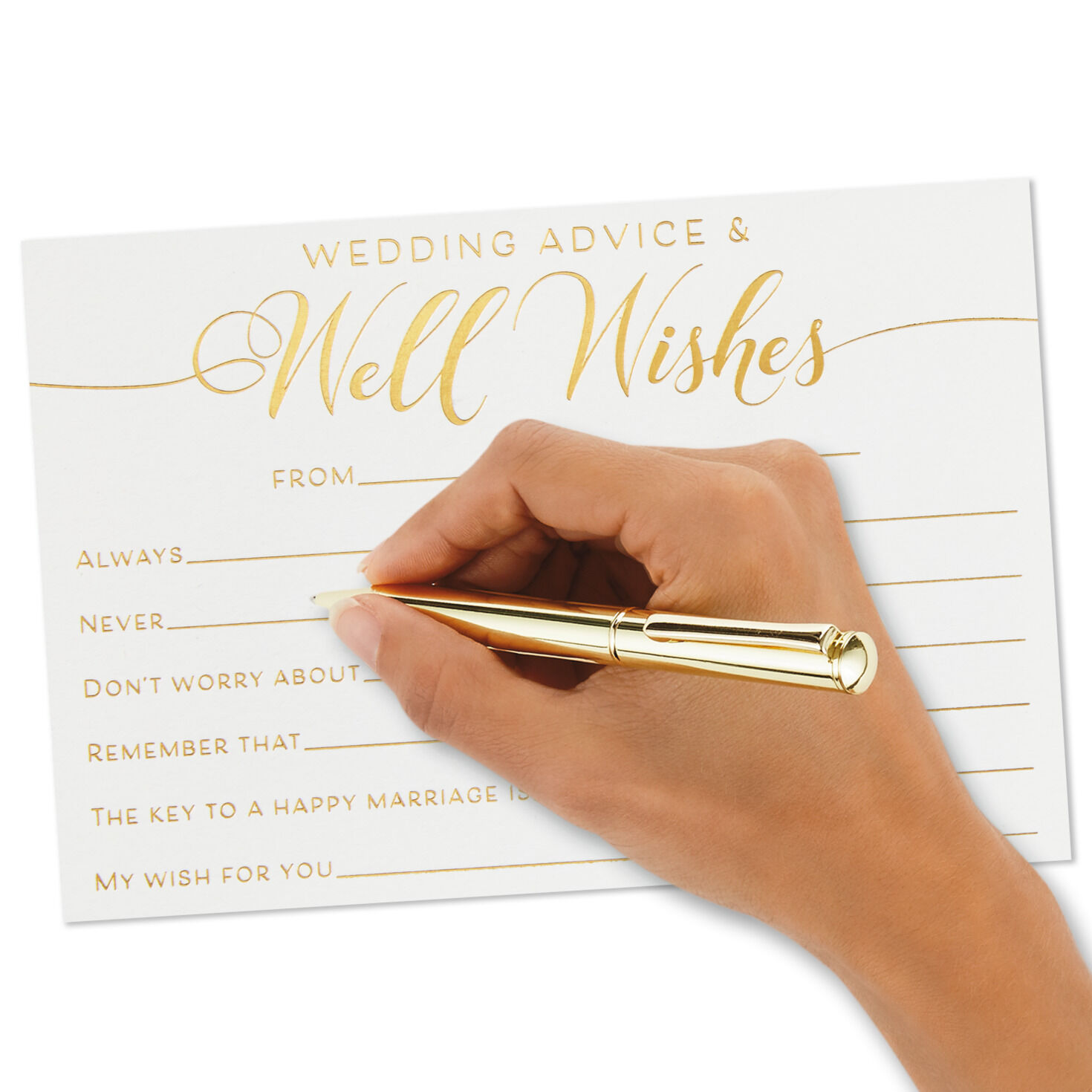 Wedding Advice And Well Wishes Note Cards, Pack Of 24 - Hallmark