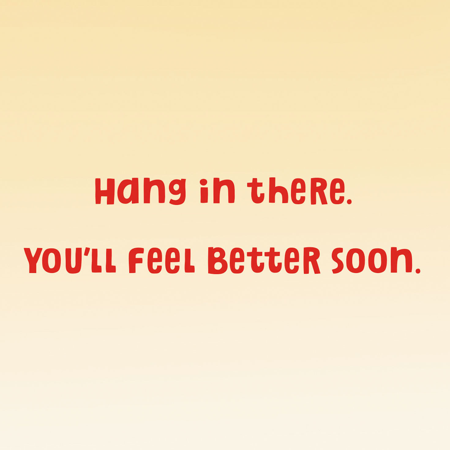 Peanuts® Snoopy And Woodstock Hang In There Get Well Card - Hallmark
