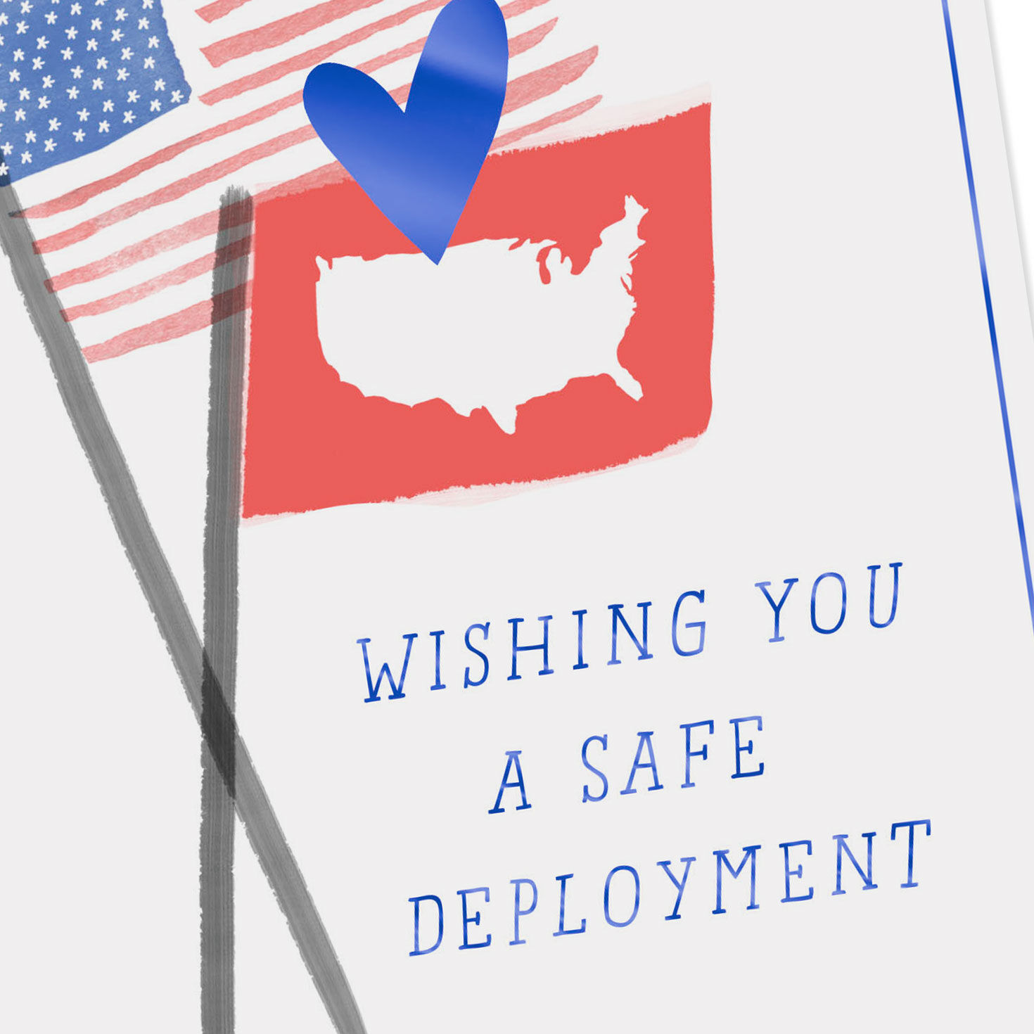 Wishing You A Safe Deployment Military Goodbye Card - Hallmark