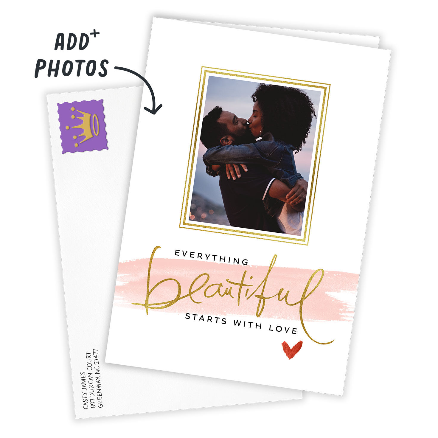 Starts With Love Custom Love Card - Hallmark