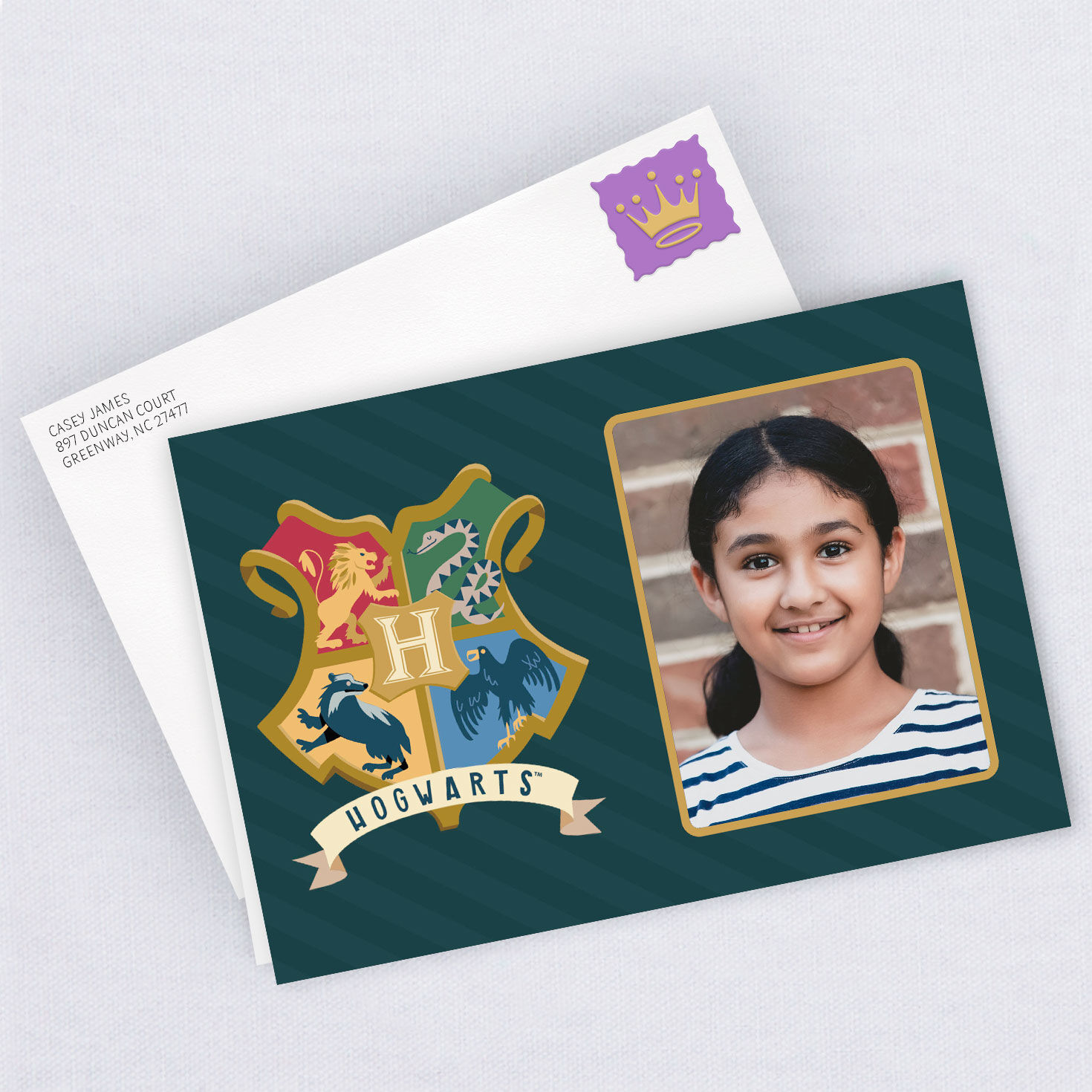 Harry Potter™ Hogwarts™ Crest Custom Card - Hallmark