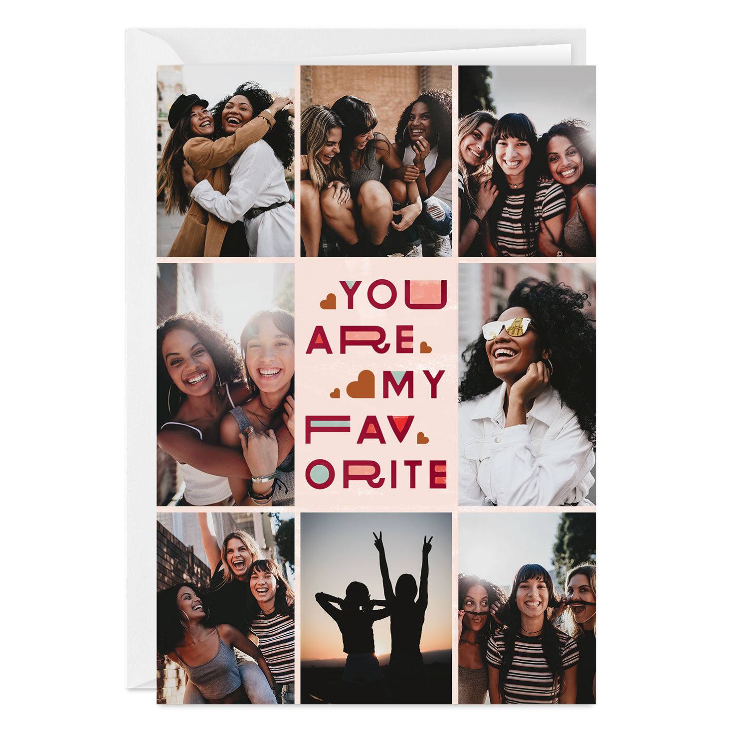 You Are My Favorite Photo Collage Custom Card - Hallmark