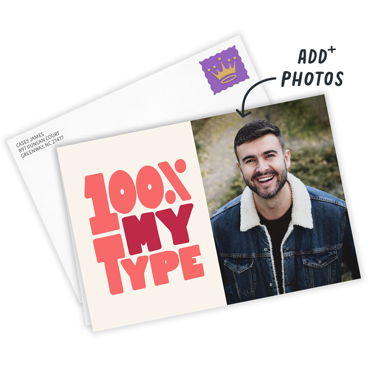100% My Type Custom Love Card - Hallmark