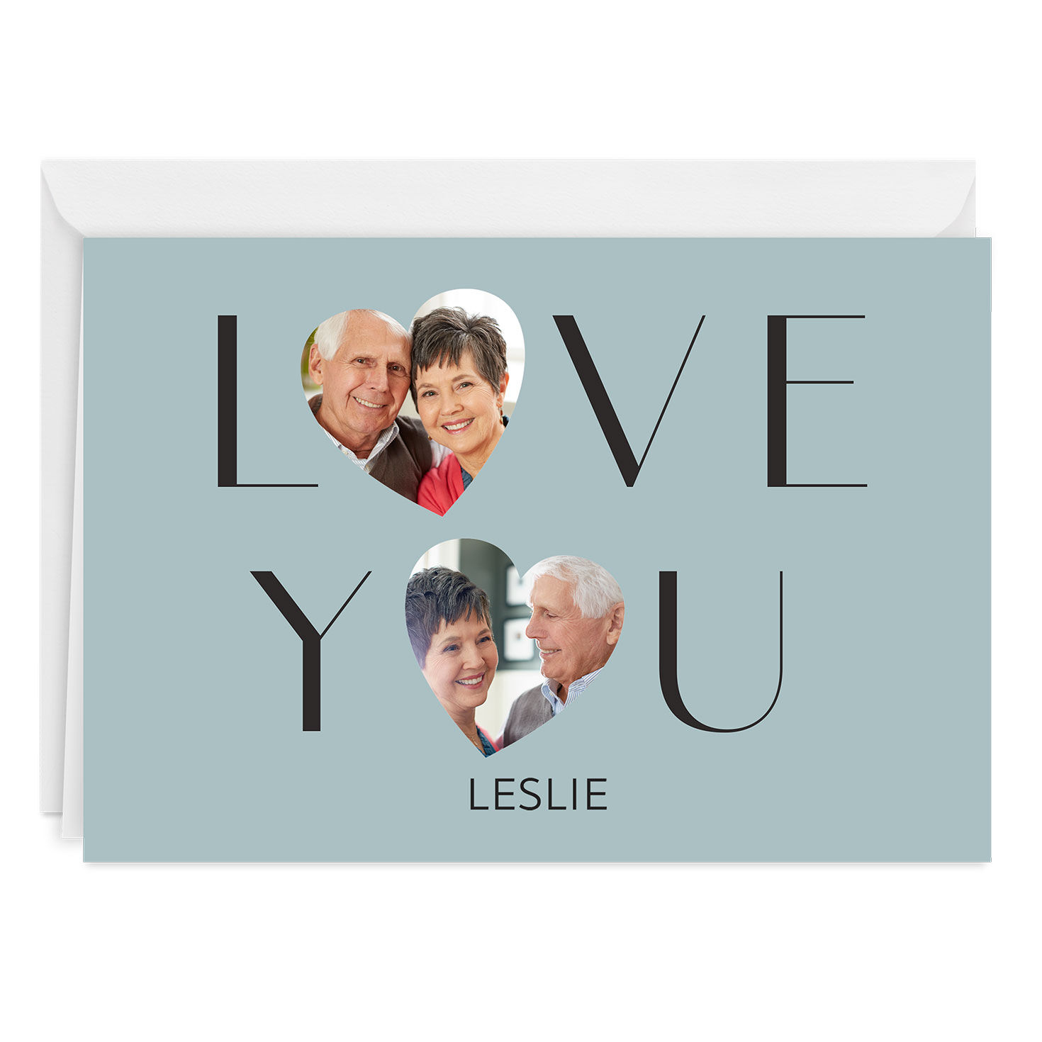 Heart Photos Custom Love Card - Hallmark