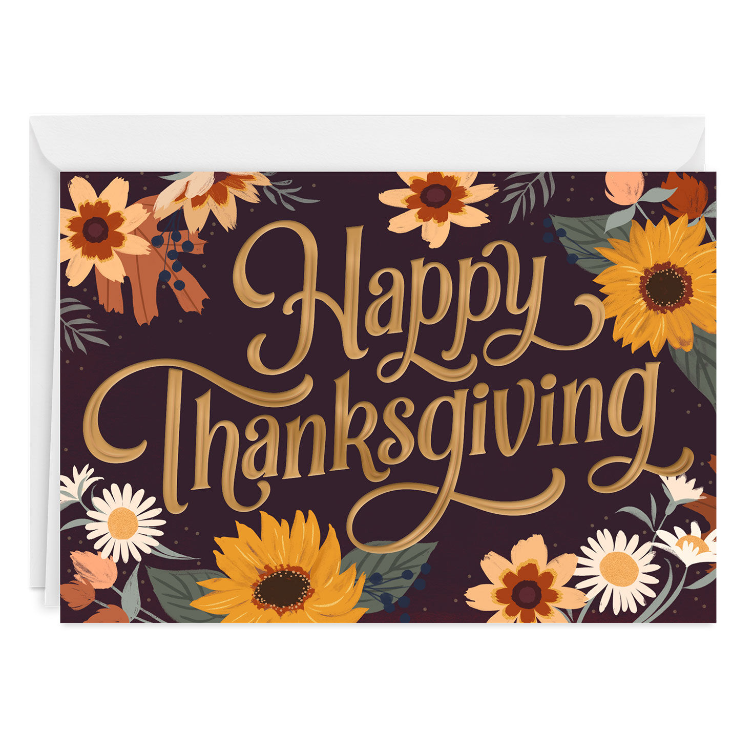 Harvest Of Happiness Custom Thanksgiving Card - Hallmark