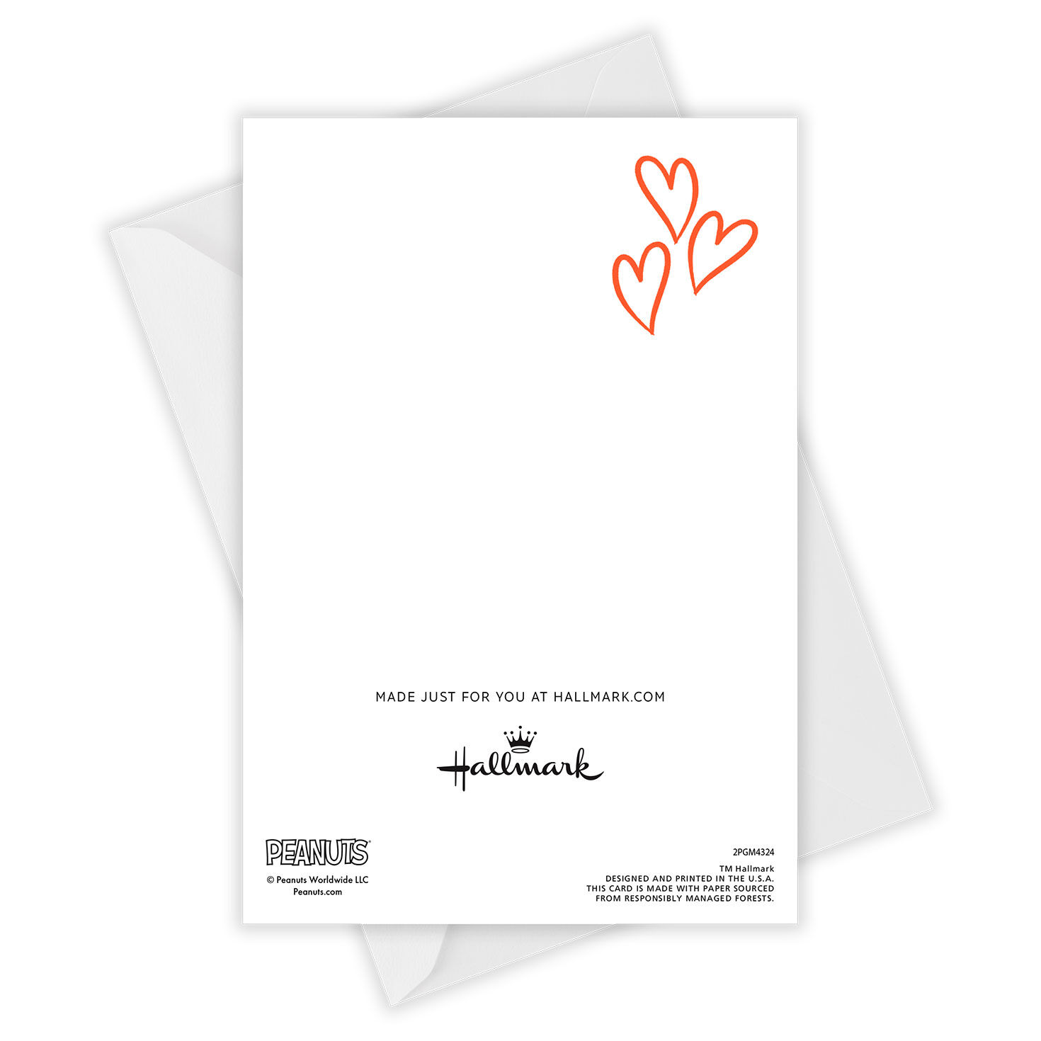 Peanuts® Snoopy And Woodstock Sharing A Hug Custom Card - Hallmark