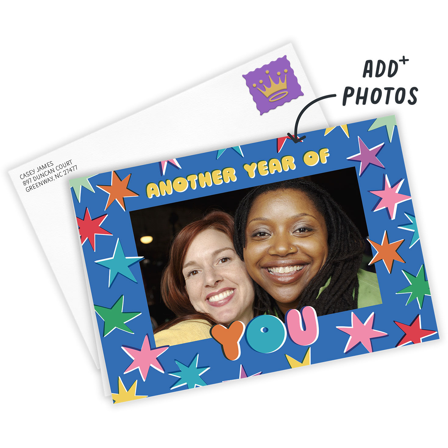 Another Year Of You Bright Stars Custom Birthday Card - Hallmark