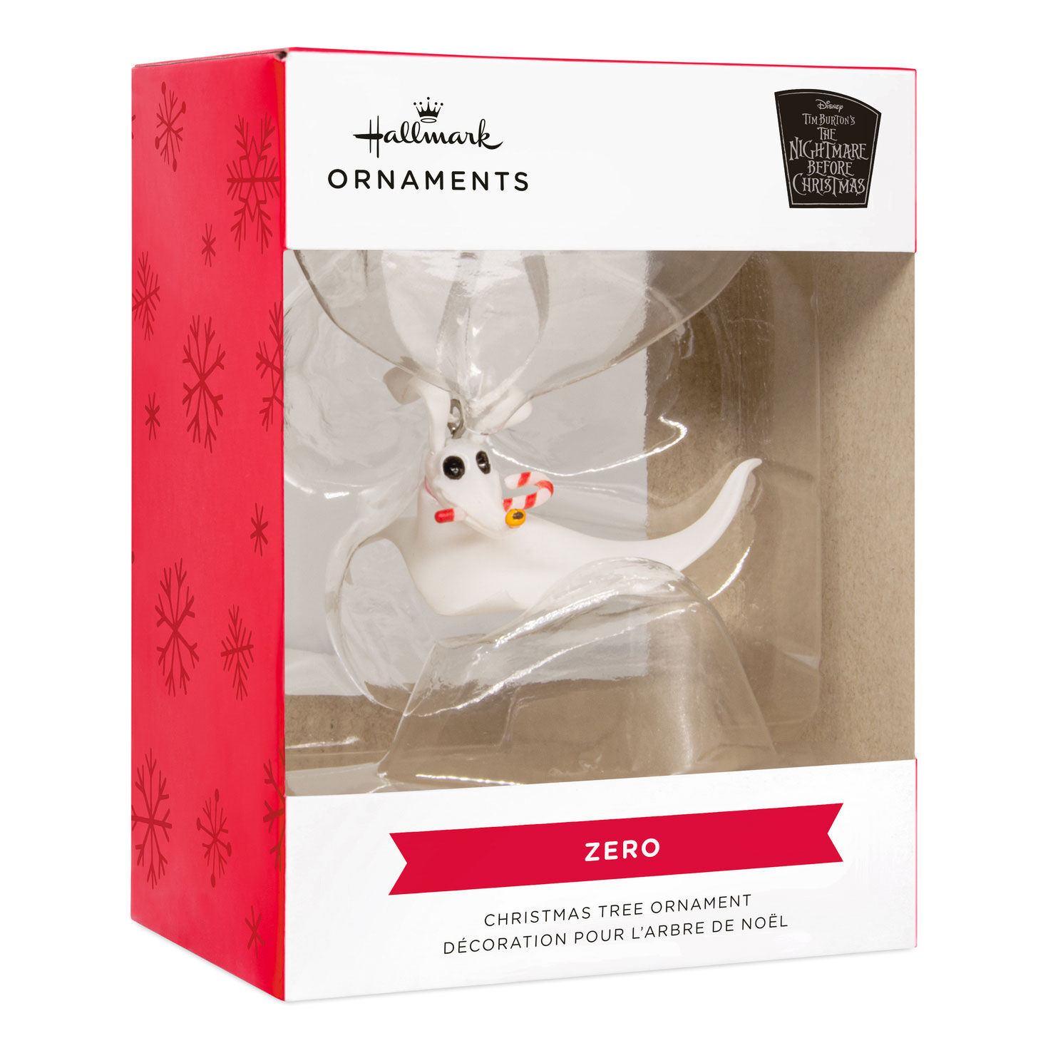 Disney Tim Burton's The Nightmare Before Christmas Zero With Candy Cane ...