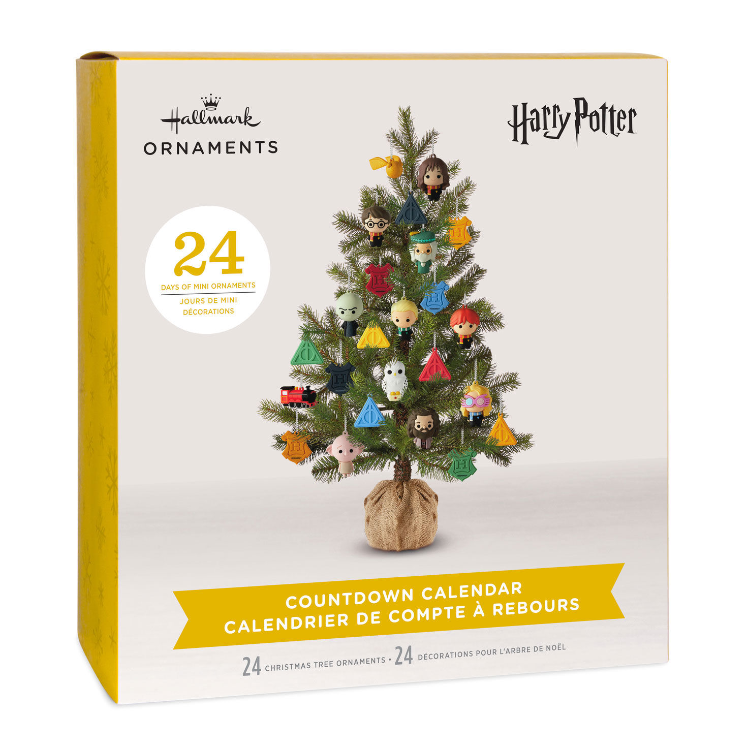 Harry Potter™ Hallmark Countdown Calendar Box With 24 Mini Ornaments ...