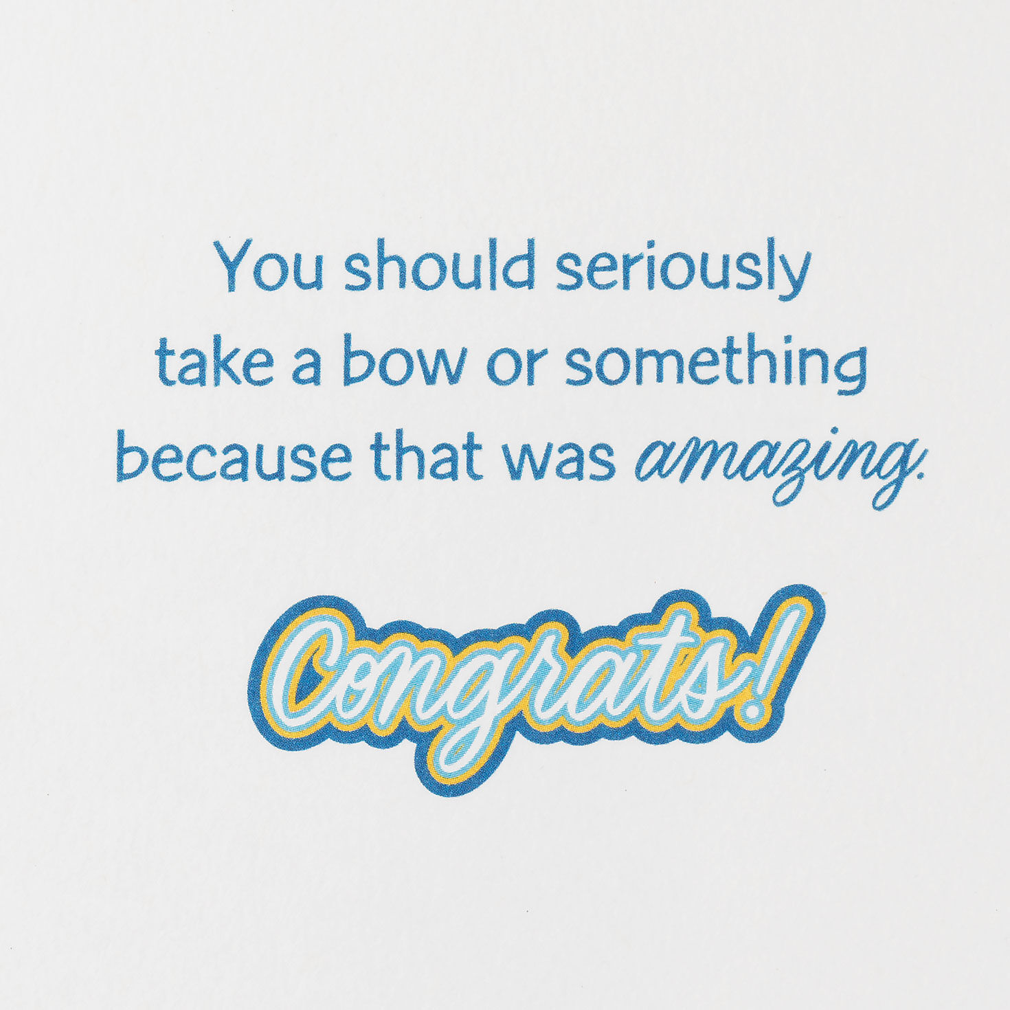 Holy Crap! Congratulations Card - Hallmark