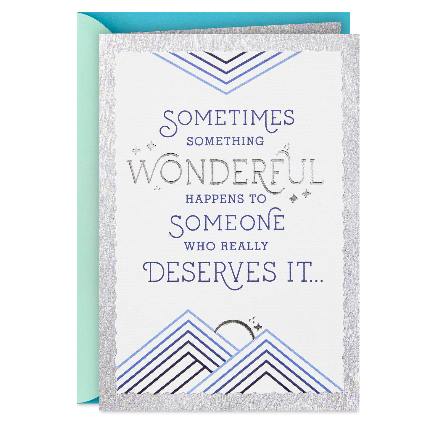 You Deserve Something Wonderful Congratulations Card - Hallmark
