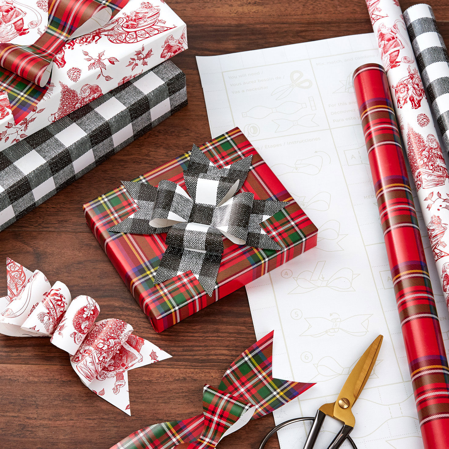 Cozy Christmas 3-Pack Wrapping Paper Assortment, 120 Sq. Ft. - Hallmark