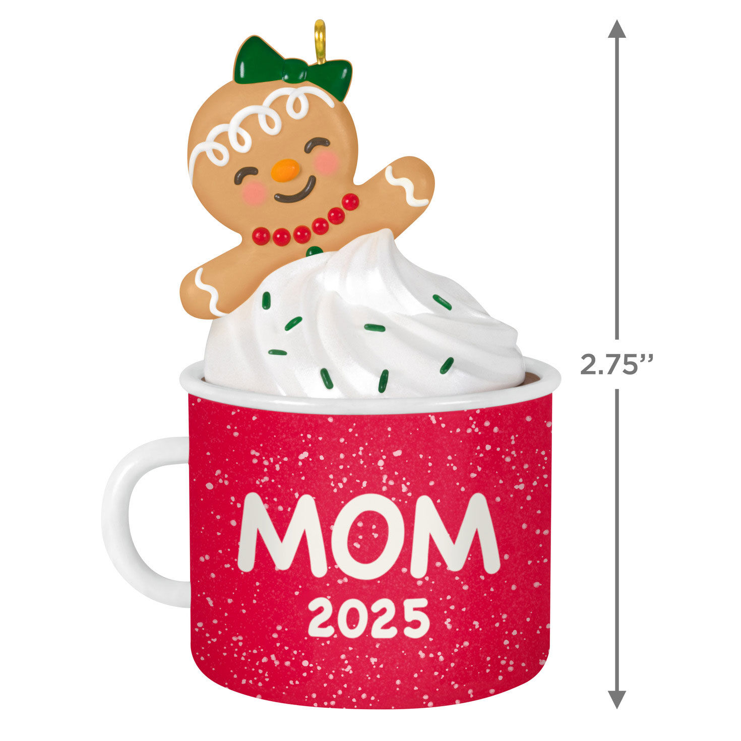 Mom Gingerbread Girl In Mug 2025 Ornament - Hallmark