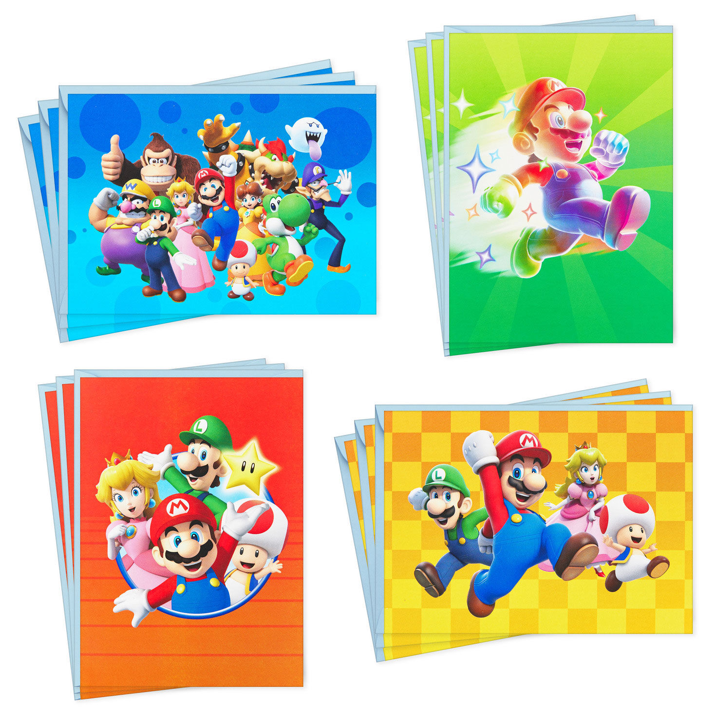 Nintendo® Super Mario Bros.™ Assorted Blank Notes, Pack Of 12 - Hallmark