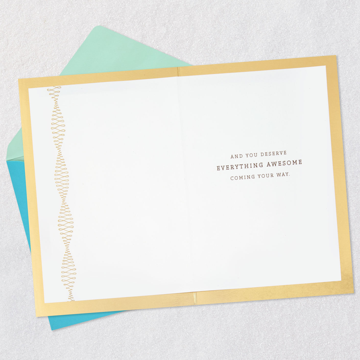 You Deserve Everything Awesome Encouragement Card - Hallmark
