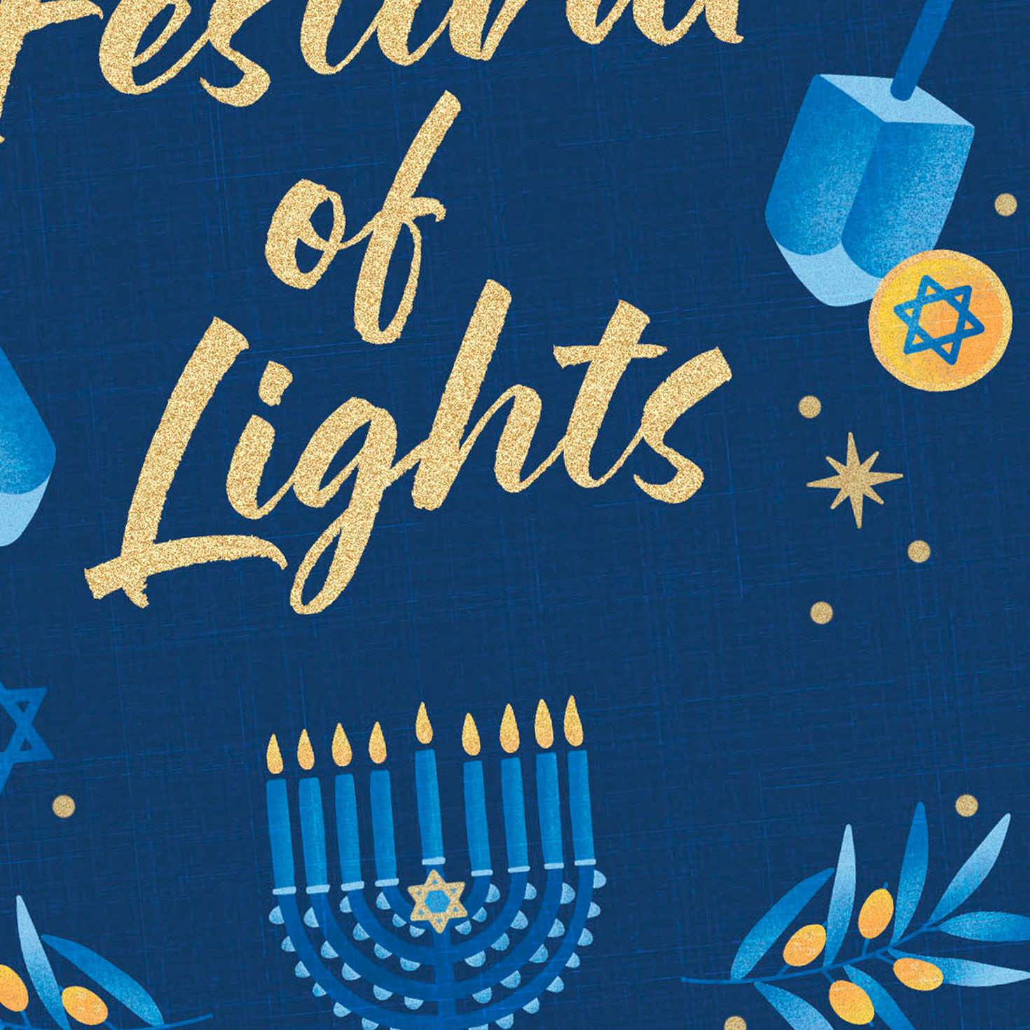 Happy Festival Of Lights Hanukkah Card - Hallmark