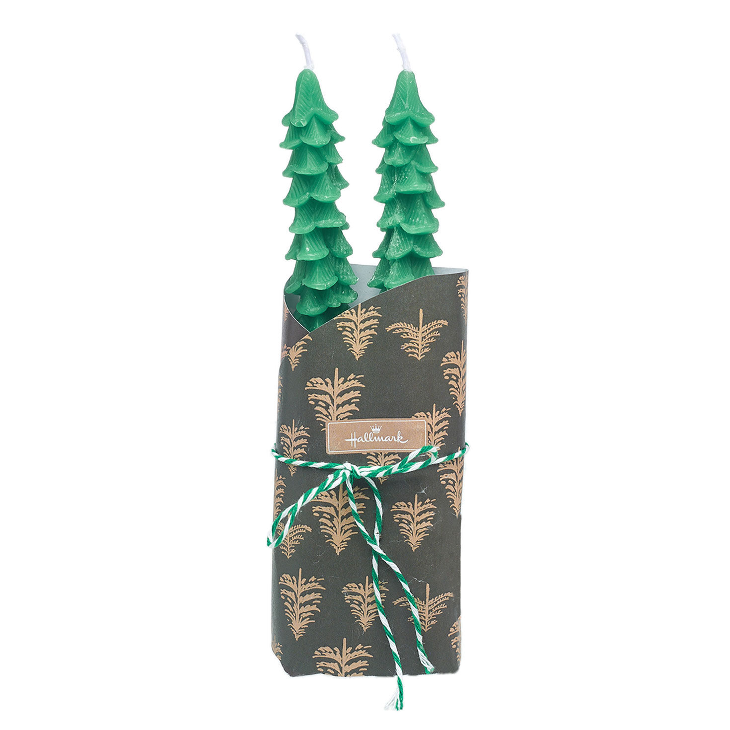 Green Tree Taper Candles, Set Of 2 - Hallmark