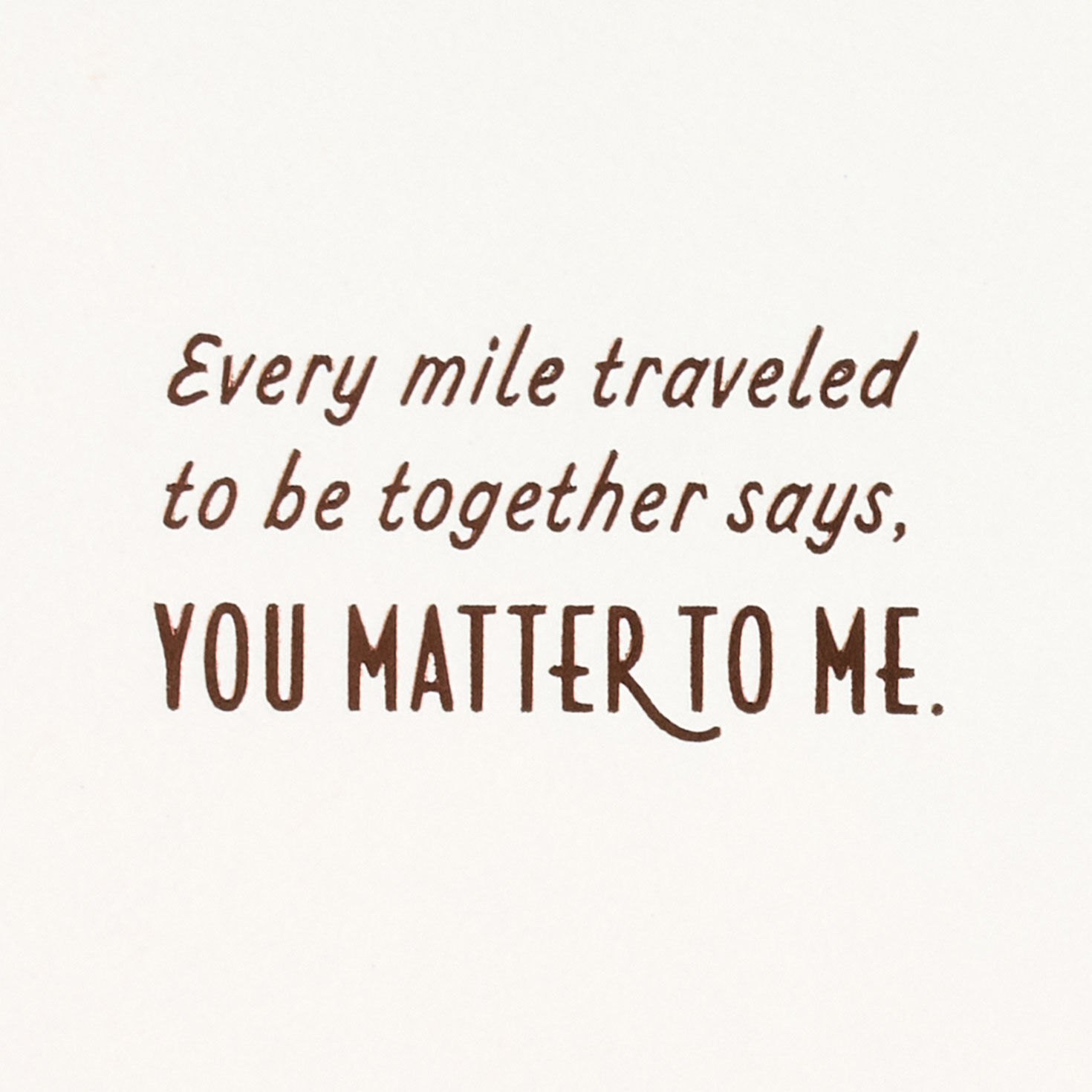 Every Dish, Every Mile, Every Wish Thanksgiving Card - Hallmark