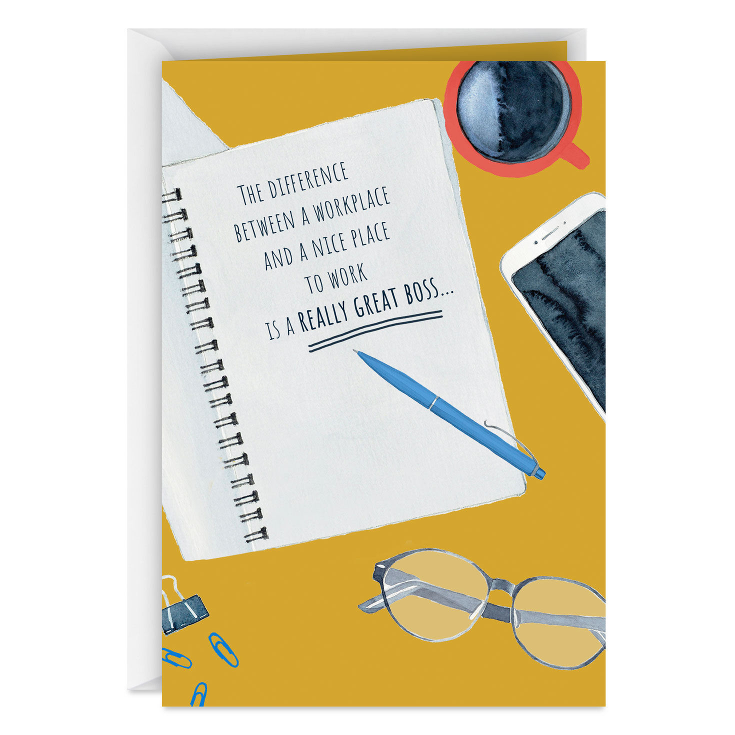 You Make A Difference Boss's Day Card - Hallmark
