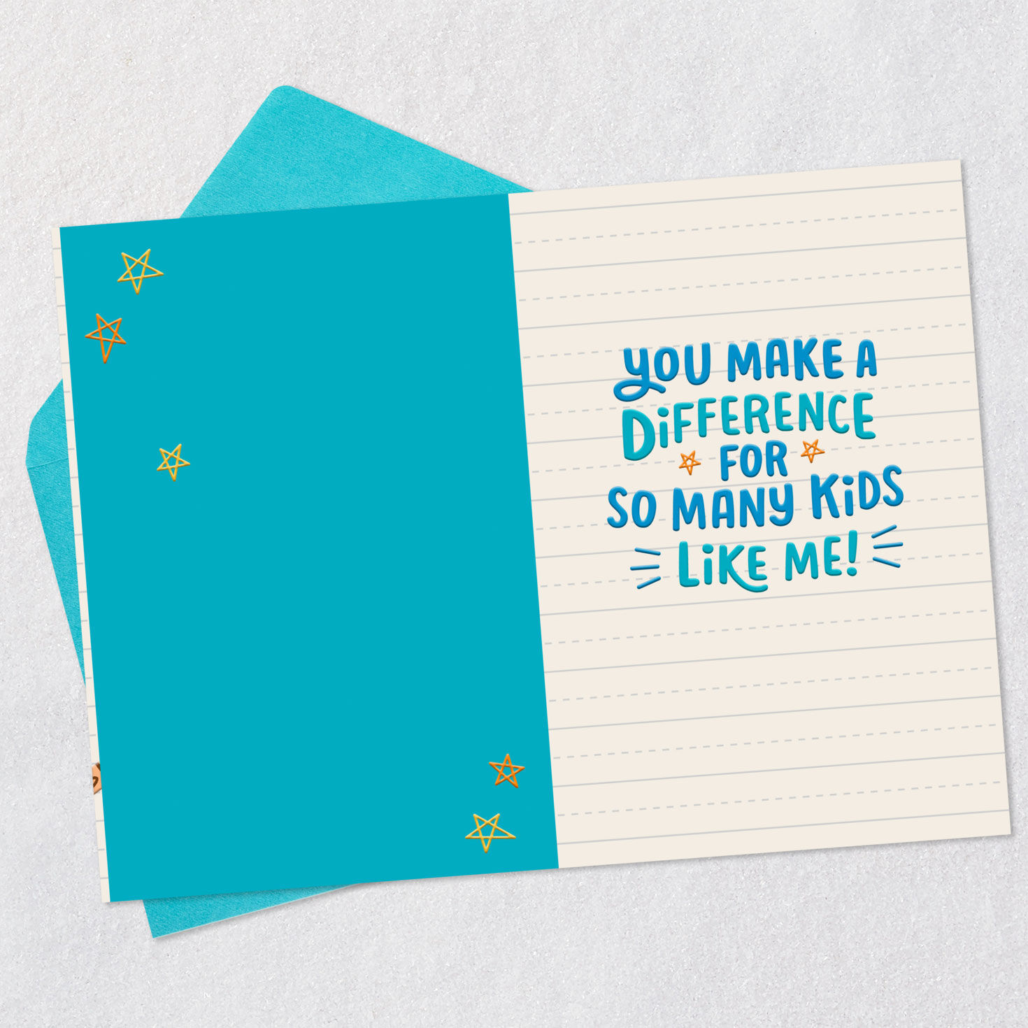 You Make School Great Thank You Card From Kids - Hallmark