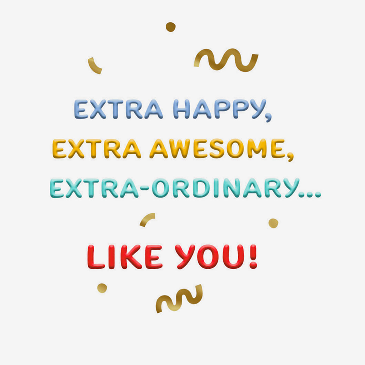 You're Extra Awesome Birthday Card - Hallmark