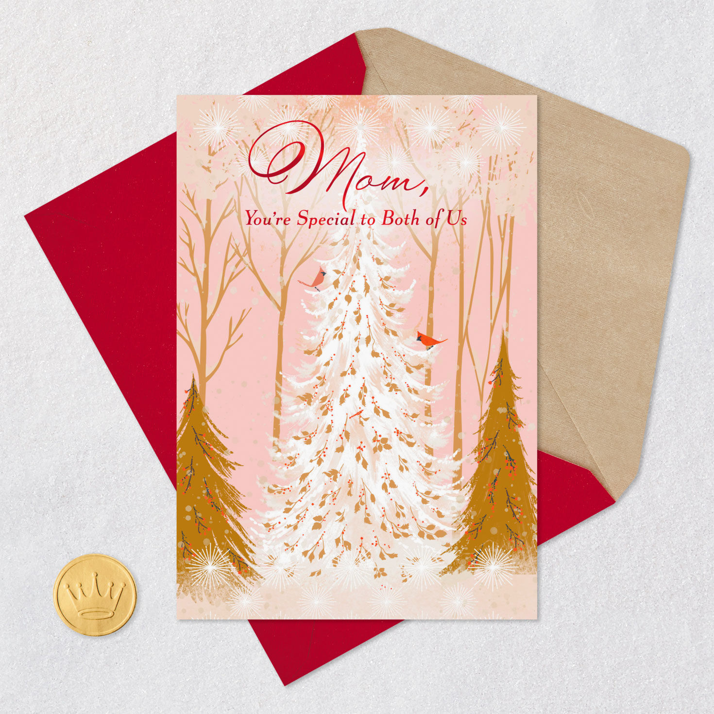 You're Special To Both Of Us Christmas Card For Mom - Hallmark