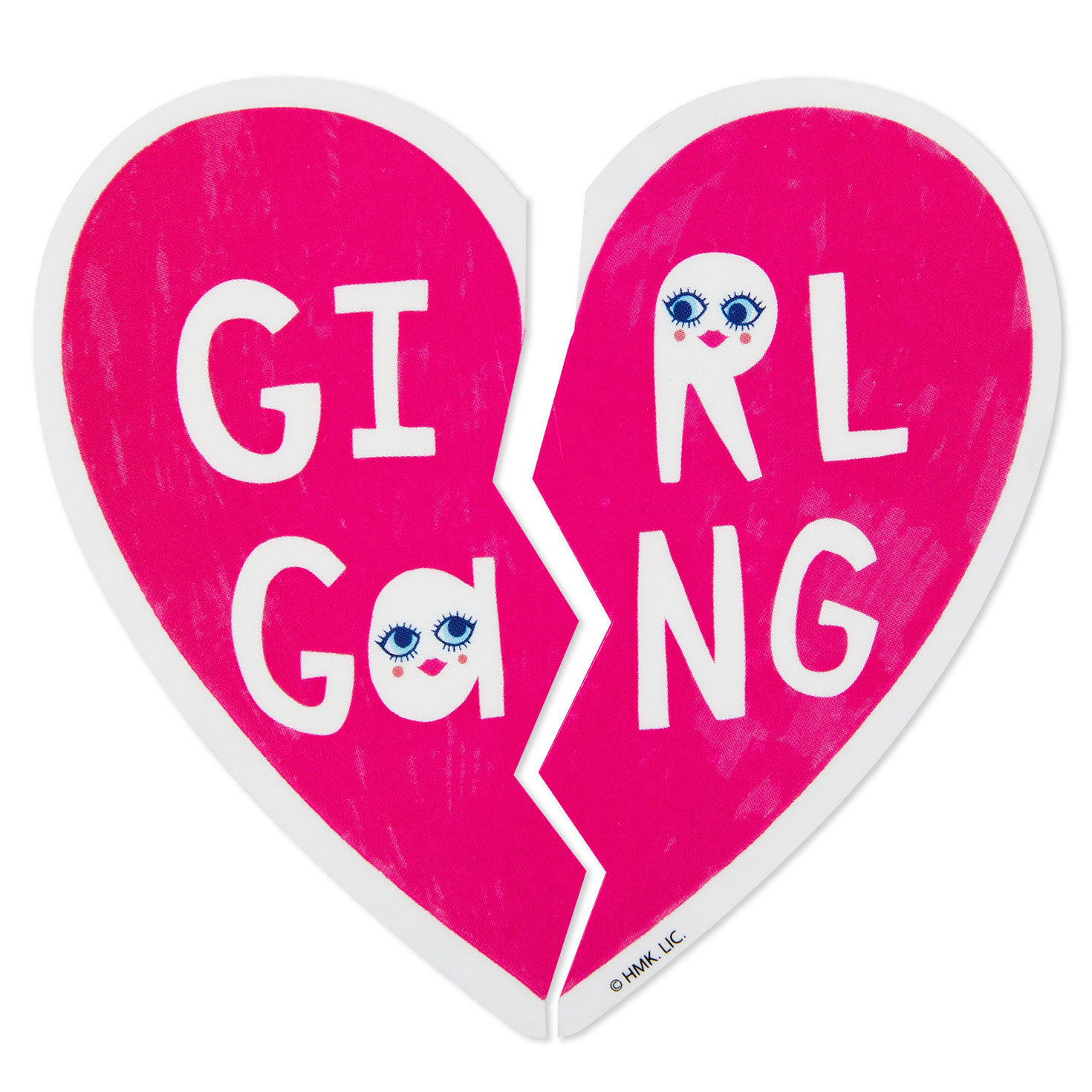 Girl Gang Heart Vinyl Decal - Hallmark