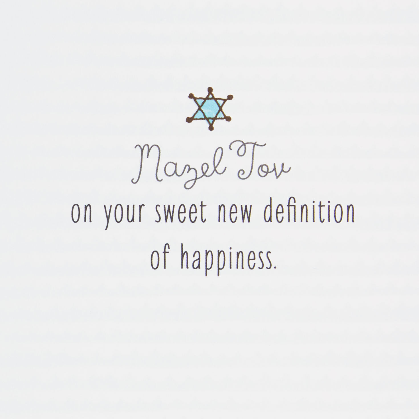 Mazel Tov On Your Little Blessing New Baby Card - Hallmark