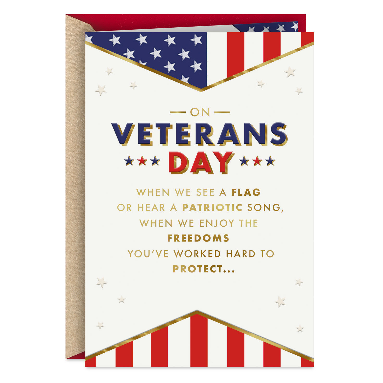 Thank You For Your Service Veterans Day Card - Hallmark