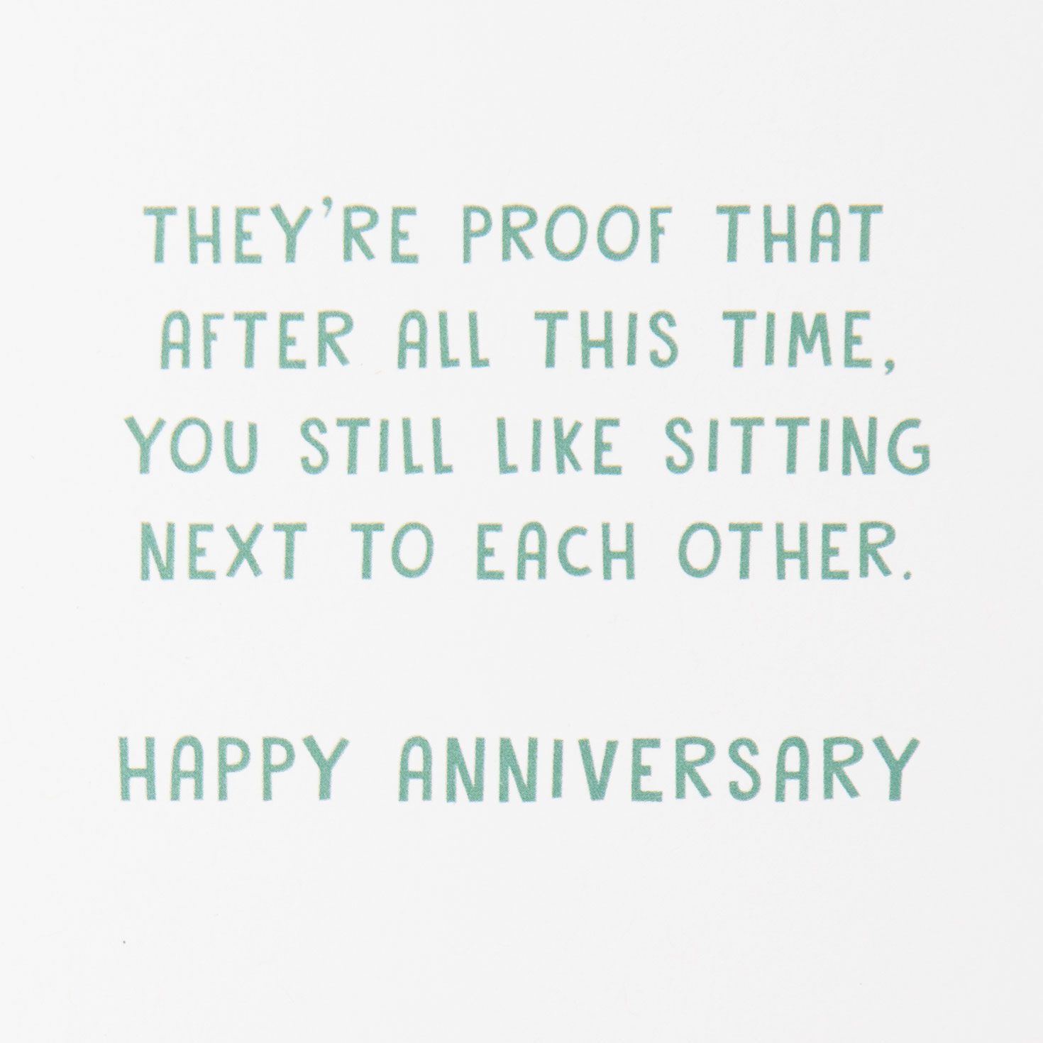 Still Sitting Next To Each Other Funny Anniversary Card For Couple ...