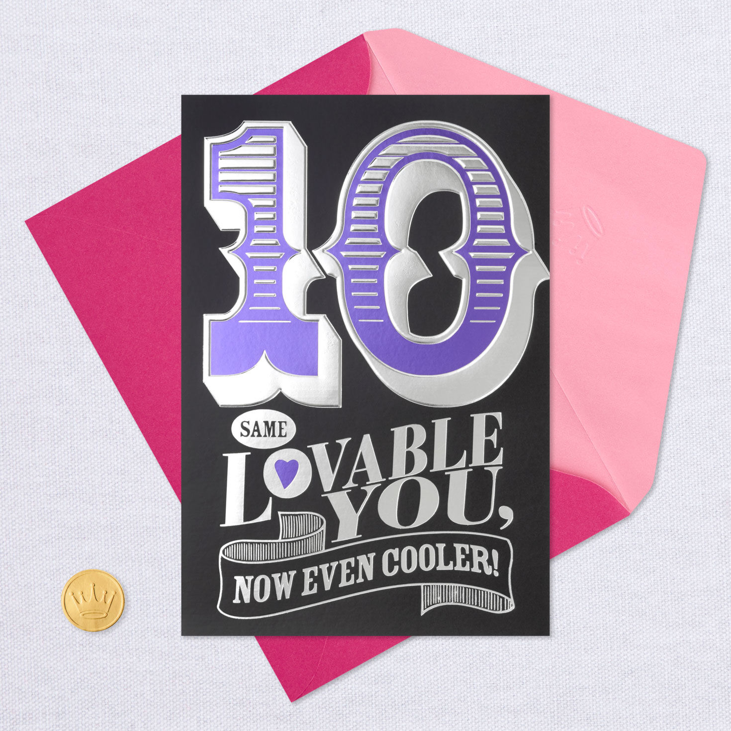 Same Lovable You 10th Birthday Card - Hallmark