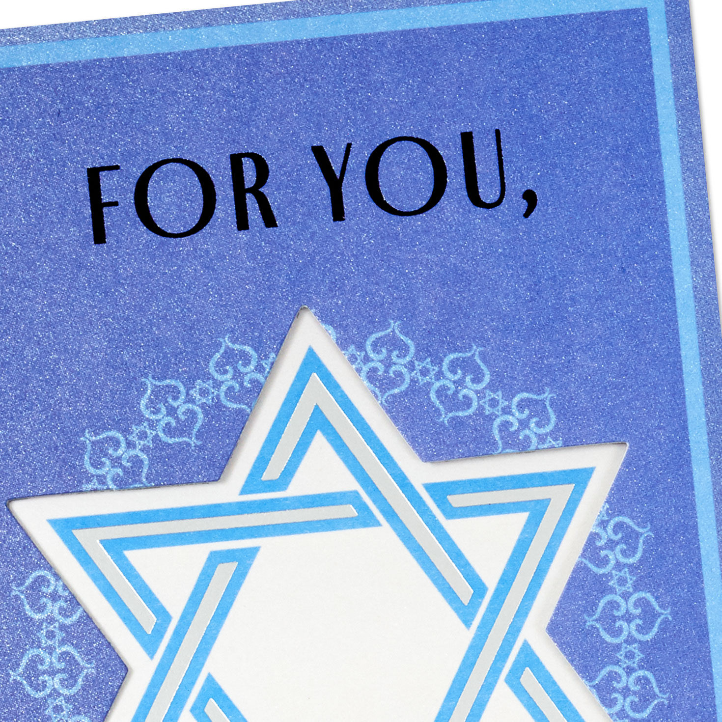 Star Of David Mazel Tov Money Holder Bar Mitzvah Card - Hallmark