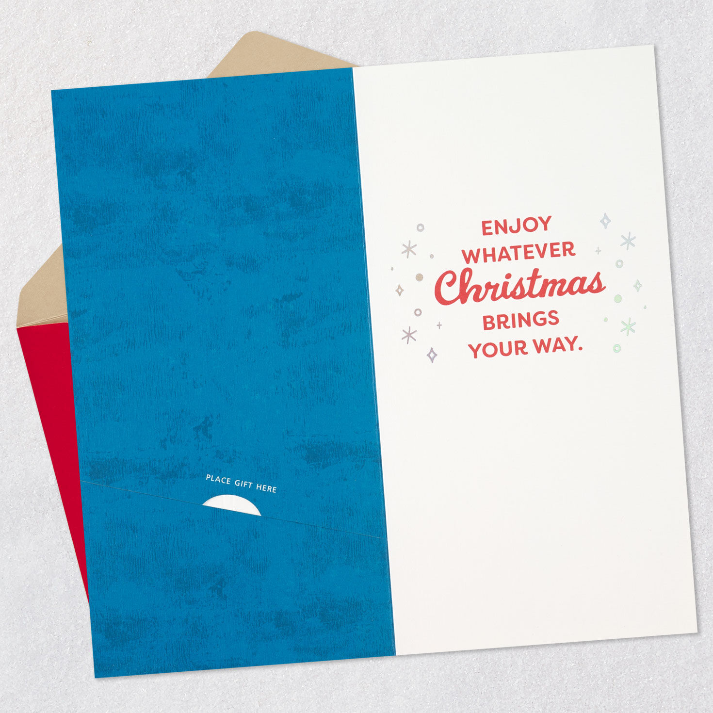 Be Of Good Chill Money Holder Christmas Card - Hallmark