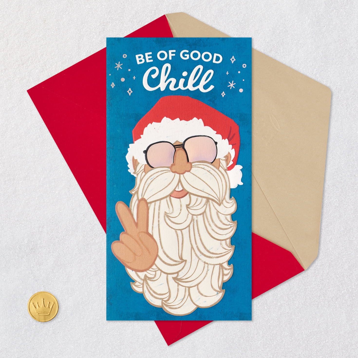 Be Of Good Chill Money Holder Christmas Card - Hallmark