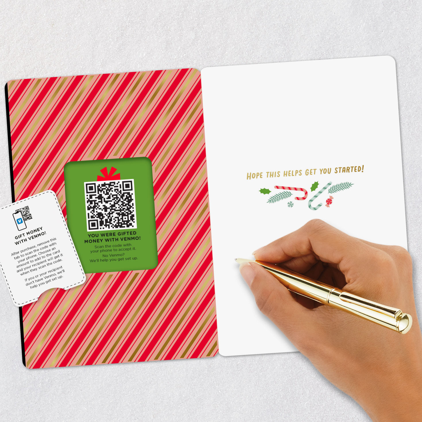 A Very Merry Start Venmo Christmas Card - Hallmark