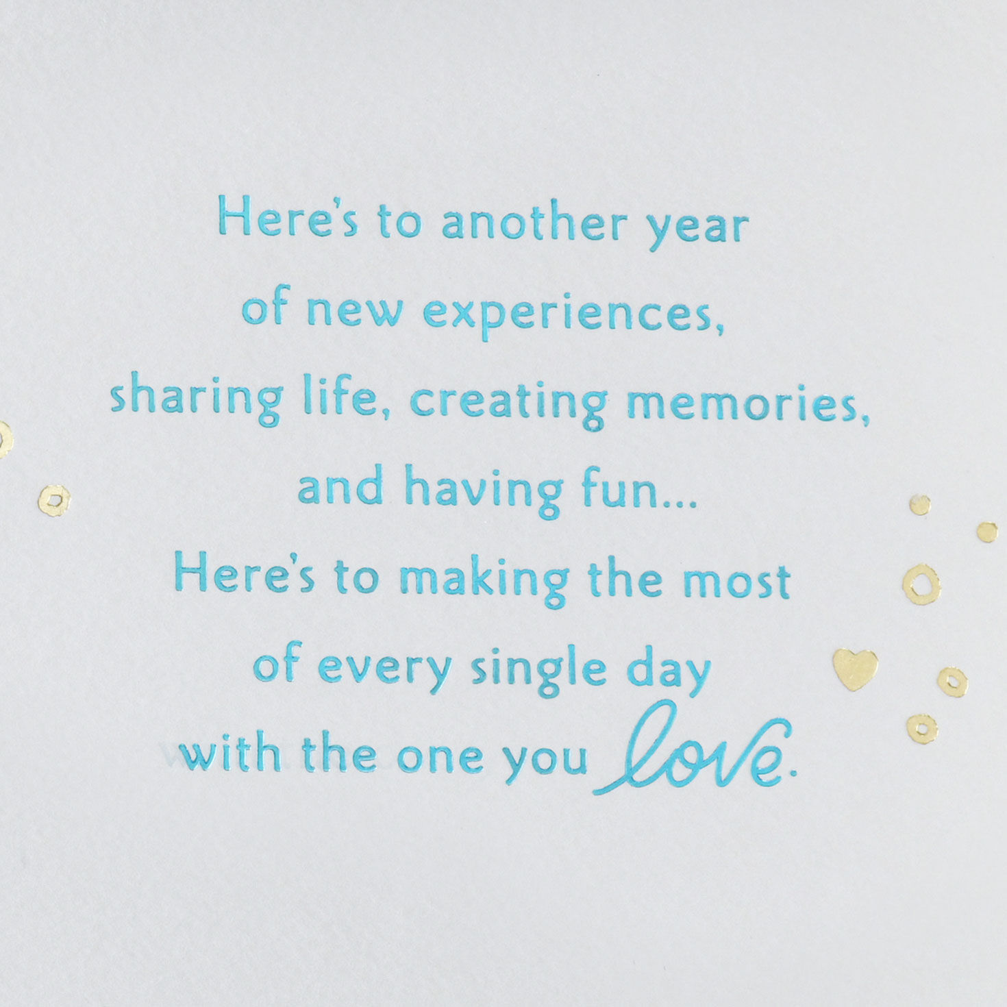 Here's To Another Year Anniversary Card - Hallmark