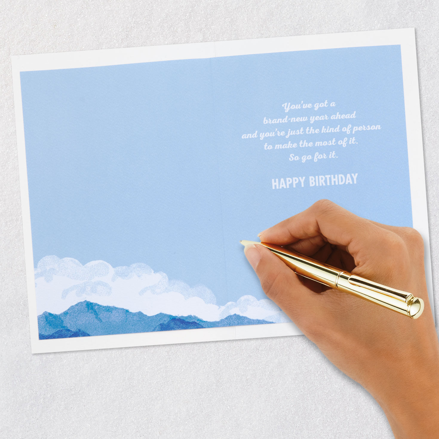 Make The Most Of The Year Ahead Birthday Card - Hallmark