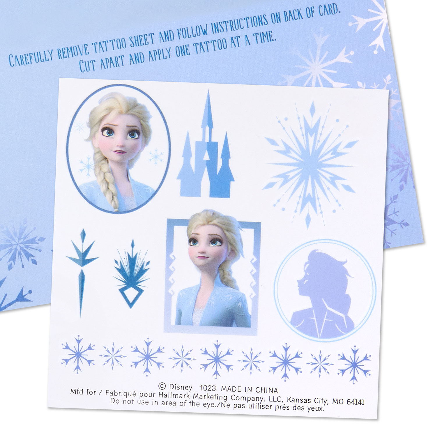 Disney Frozen 2 Elsa Magical Journey Birthday Card With Temporary ...