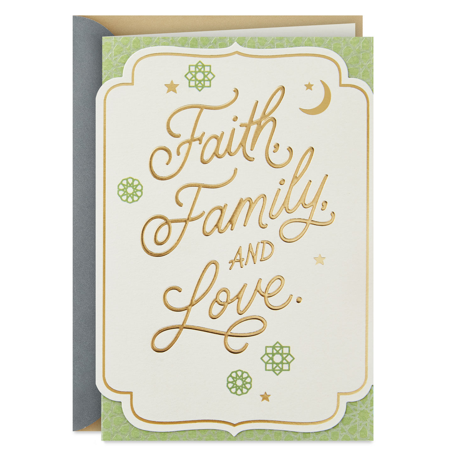 Faith, Family, Love Eid Card - Hallmark